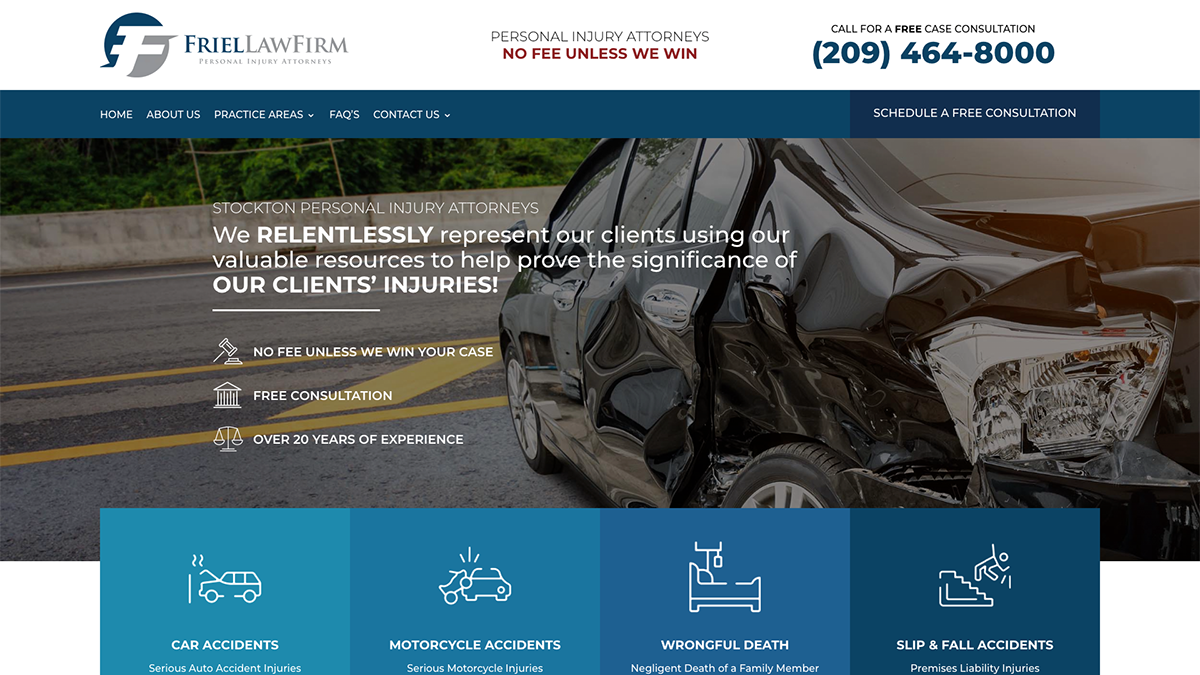Contact The Friel Law Firm | California Personal Injury Attorneys